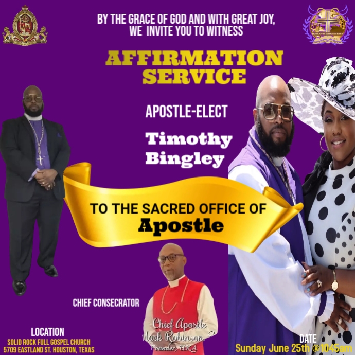Copy of Consecration Service | PosterMyWall