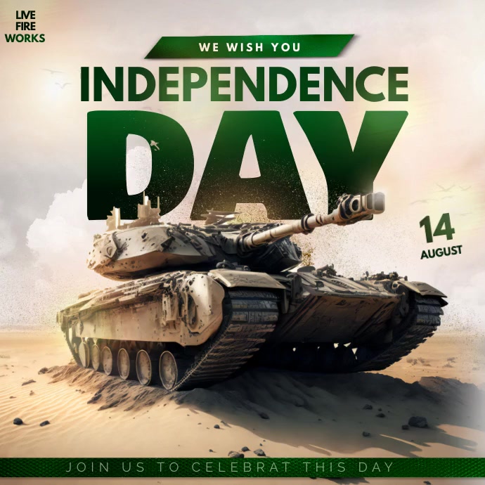 Copy of 14th august day post | PosterMyWall