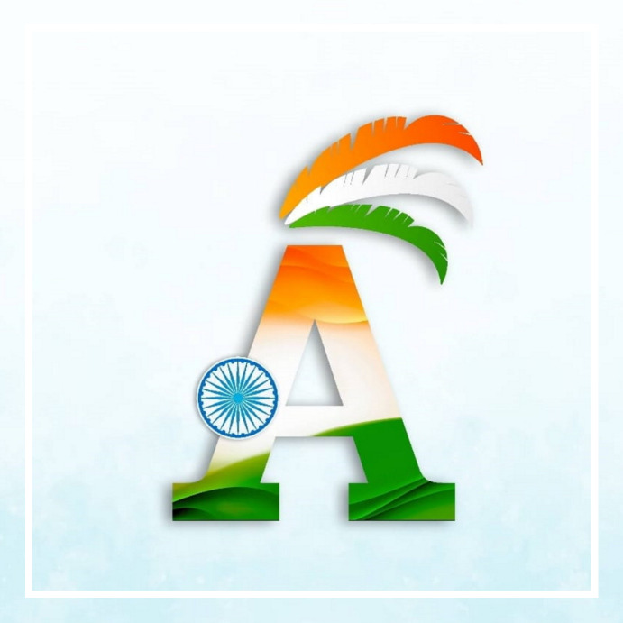 Copy of 15 august alphabet image | PosterMyWall