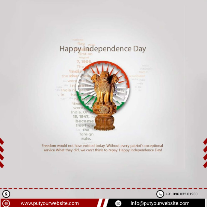 15 August banner Template | PosterMyWall