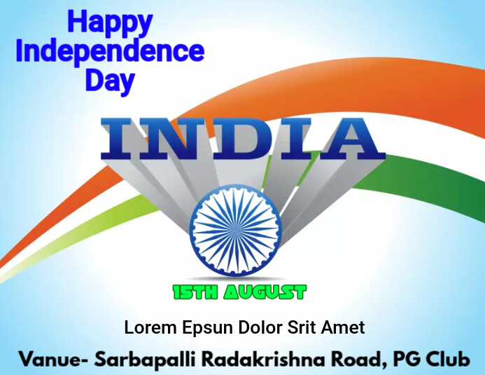 15 august Template | PosterMyWall