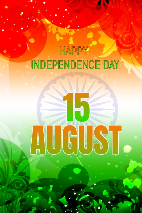 15 AUGUST Template | PosterMyWall