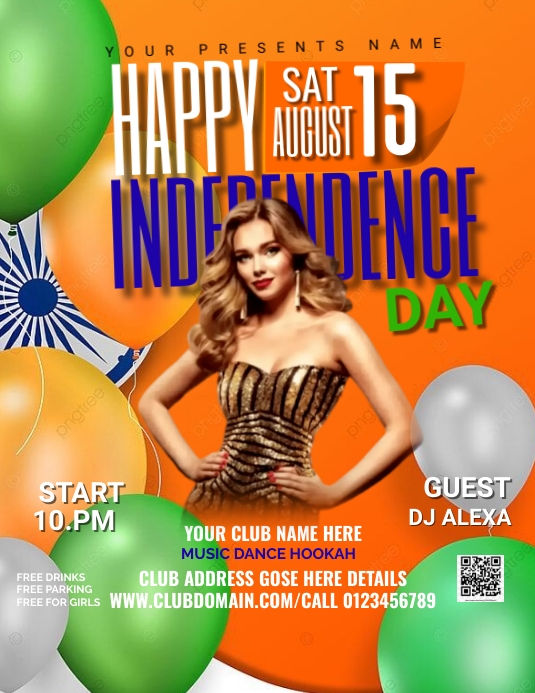 15 AUGUST INDEPENDENCE DAY CARDS (1) Template | PosterMyWall