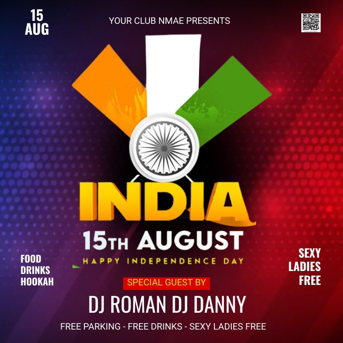 15 AUGUST INDEPENDENCE DAY CARDS (1) Template | PosterMyWall