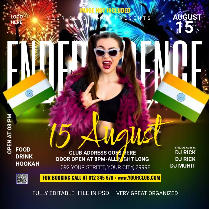 15 AUGUST INDEPENDENCE DAY CARDS Template | PosterMyWall