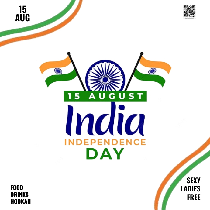 15 AUGUST INDEPENDENCE DAY Template | PosterMyWall