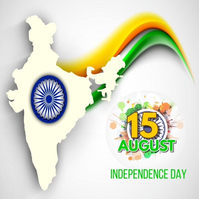 15 AUGUST INDEPENDENCE DAY Template | PosterMyWall