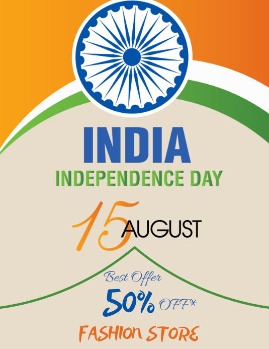 Copy of 15 august sale poster | PosterMyWall