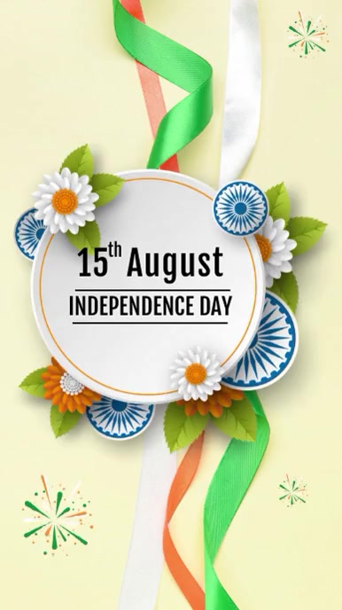 15 august video Template | PosterMyWall