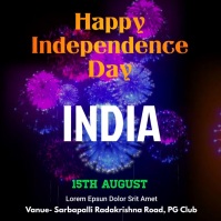 15 august wishes Template | PosterMyWall