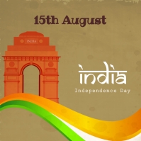 15 august wishes Template | PosterMyWall