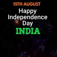15 august wishes Template | PosterMyWall