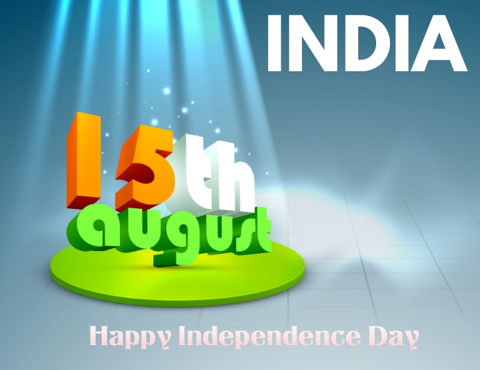 15 august wishes online Template | PosterMyWall