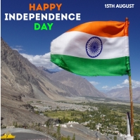 15 august wishes template | PosterMyWall