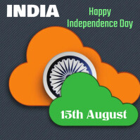 15 august wishes template | PosterMyWall