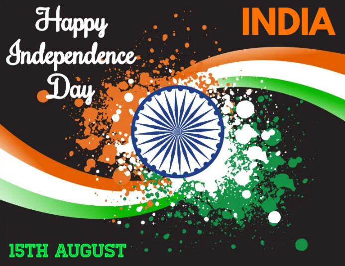 15 august wishes template | PosterMyWall