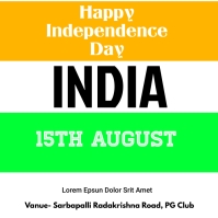 15 august wishes template | PosterMyWall