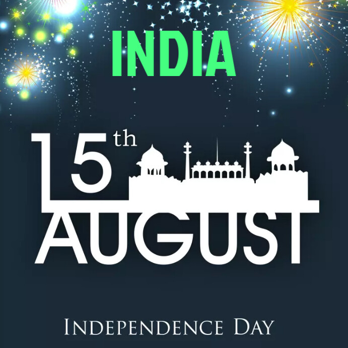 15 august wishes template | PosterMyWall