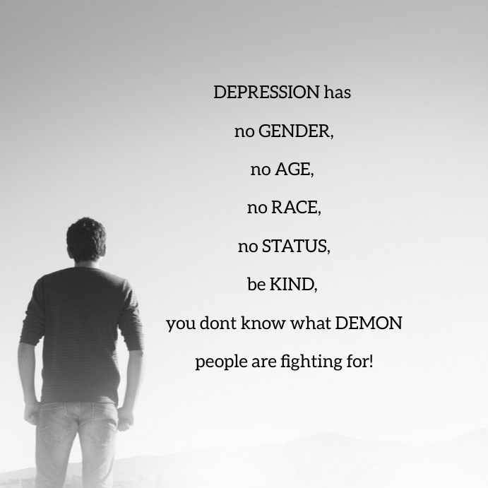 15 Depression Template | PosterMyWall