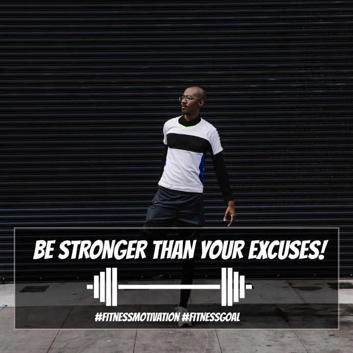 15 Fitness Motivation & Goals Template | PosterMyWall