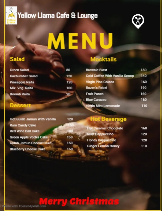 Copy of Menu flyers | PosterMyWall