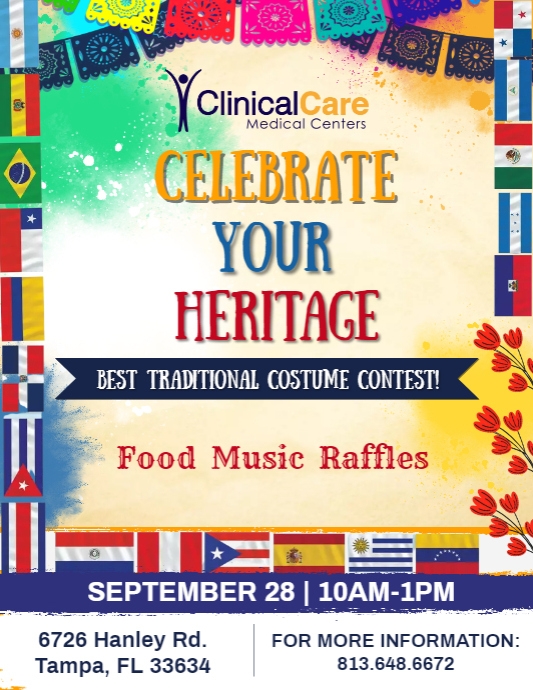 Copy of CELEBRATE YOUR HERITAGE SPANISH (1) | PosterMyWall