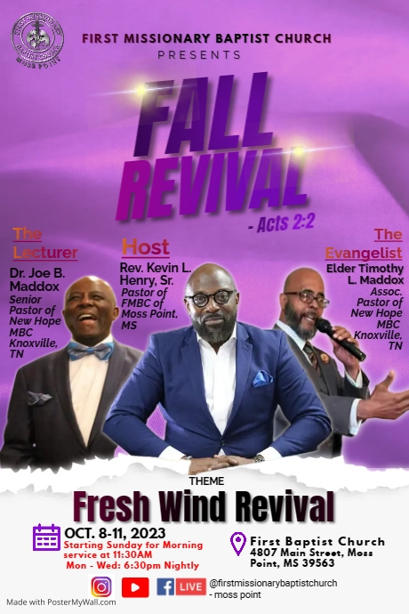 revival flyer version 1 update | PosterMyWall