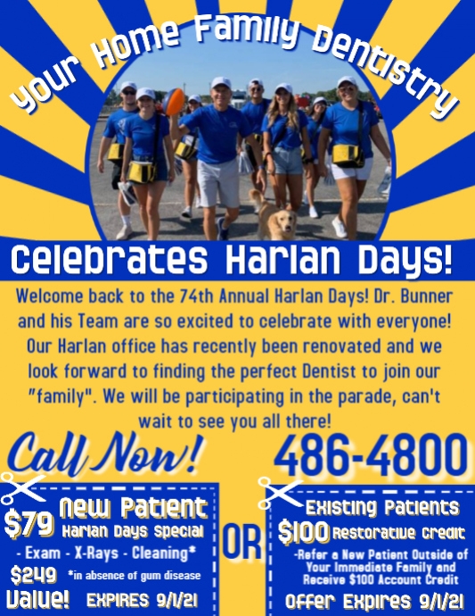 Harlan Days Ad 2021 | PosterMyWall