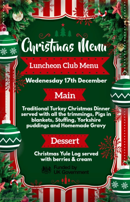 Christmas, Christmas menu | PosterMyWall