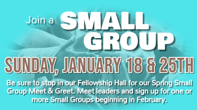 Small Group Recruitment Fellowship | PosterMyWall