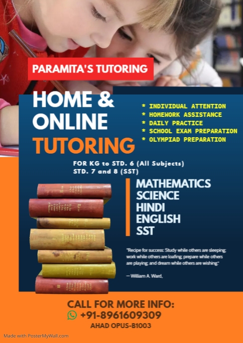 Copy of Home Tutoring Flyer | PosterMyWall