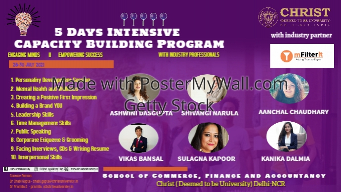 Capacity Building Program | PosterMyWall