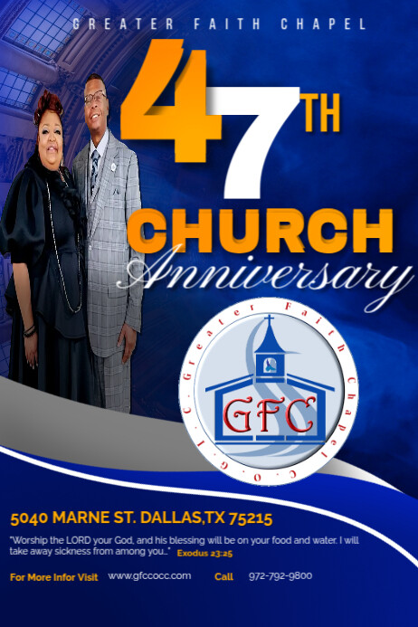 Church Anniversary | PosterMyWall