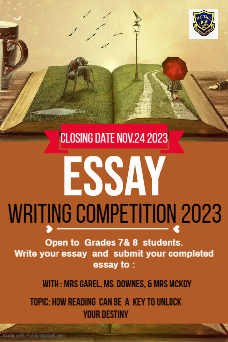 Copy of Writing Competition Poster Template (1) | PosterMyWall