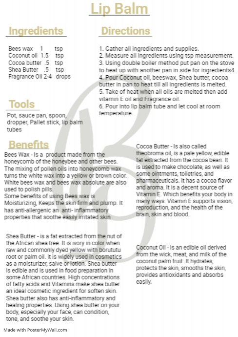 Copy of Floral Layout Table of Contents | PosterMyWall