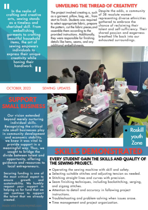 Copy of Newsletter Custom Template Sample For School | PosterMyWall