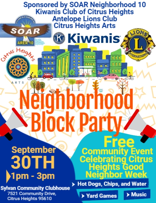 Neighborhood Block Party Final | PosterMyWall