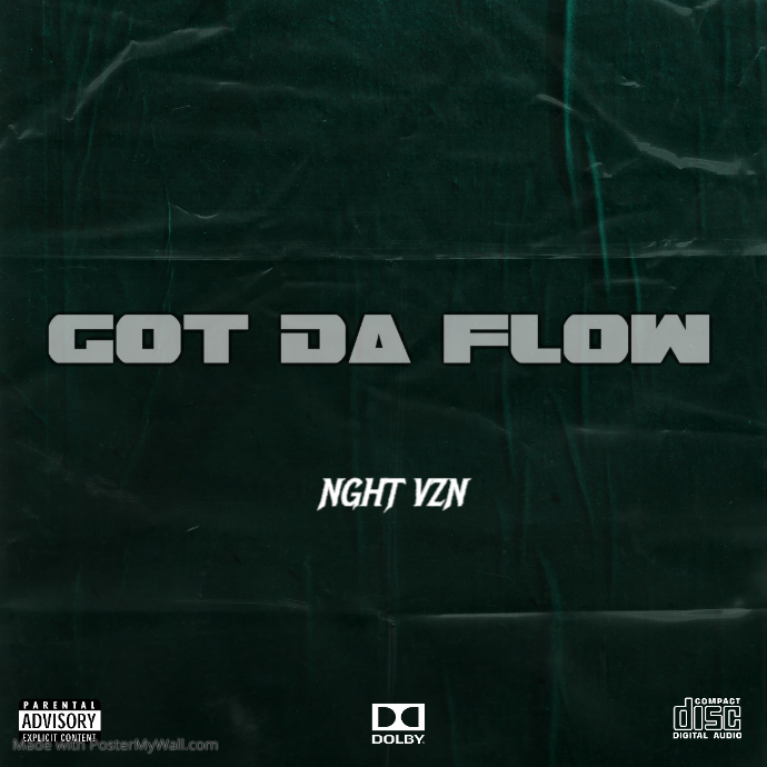 Simple grungy texture album cover template | PosterMyWall