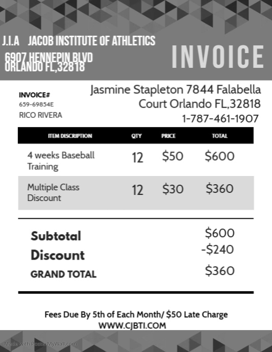 Invoice | PosterMyWall