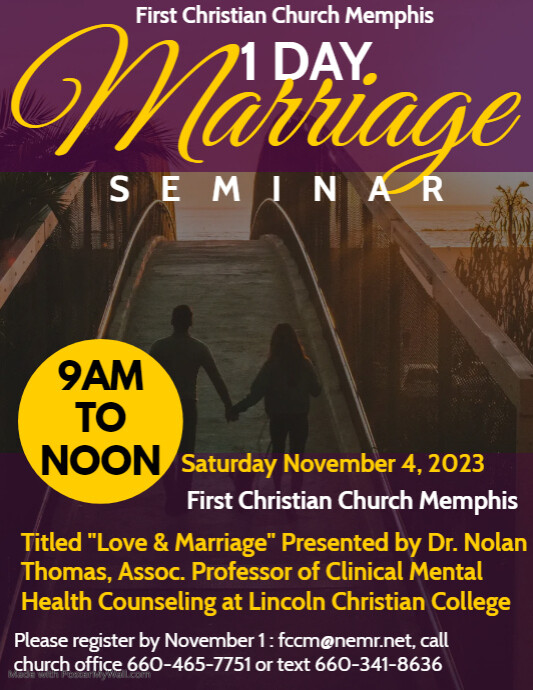 marriage seminar flyer poster | PosterMyWall