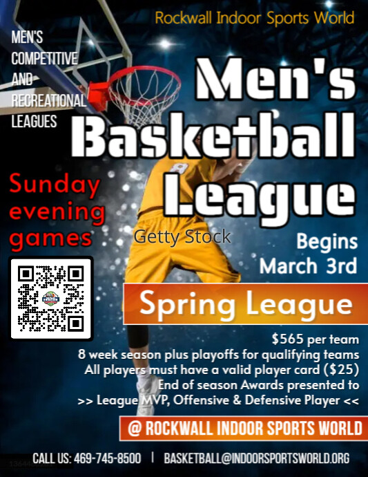 Spring Mens League | PosterMyWall