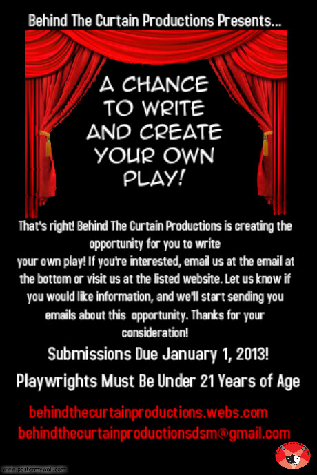 Behind The Curtain Flyer | PosterMyWall