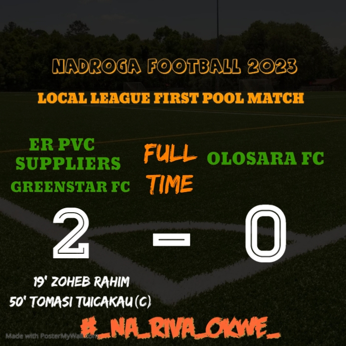 Soccer/Football Full Time Score | PosterMyWall
