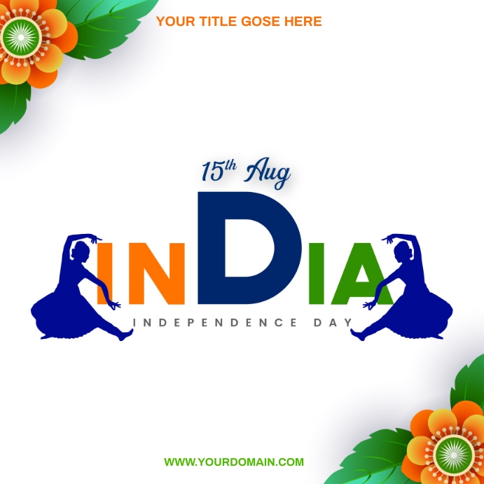 15th august celebration Template | PosterMyWall