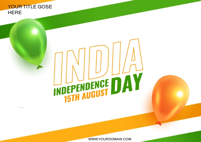 15th august celebration Template | PosterMyWall