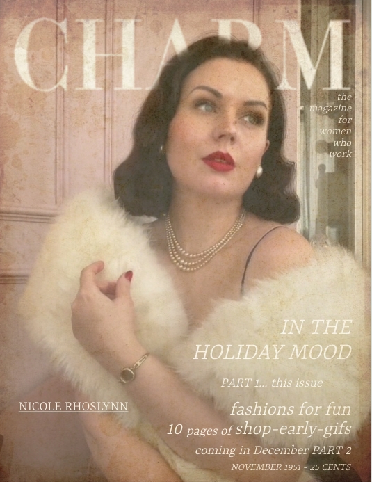 160922 Charm magazine cover template | PosterMyWall