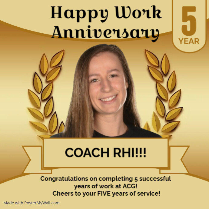 Work Anniversary | PosterMyWall