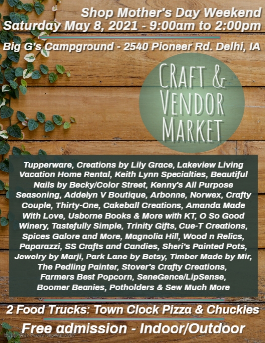 Craft & Vendor Market | PosterMyWall