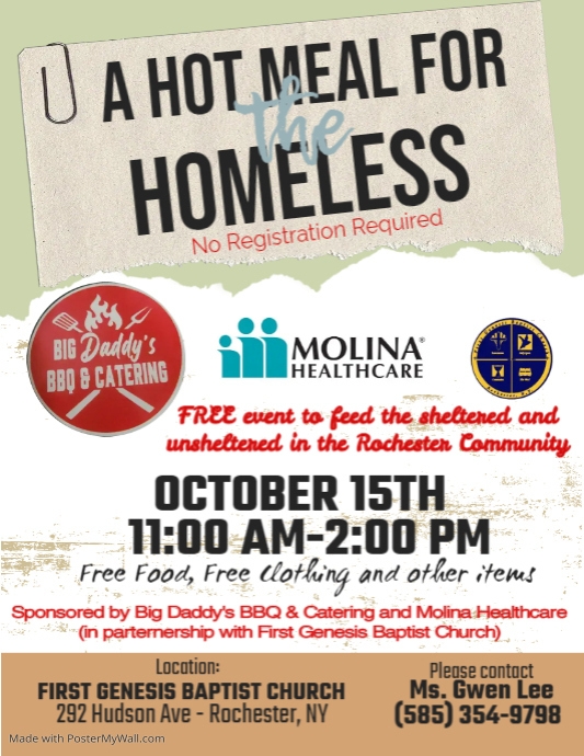 Feed The Homeless Flyer | PosterMyWall