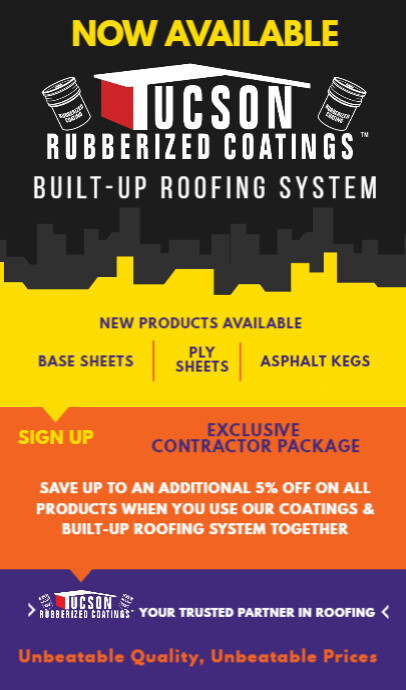 Built Up Roofing Banner (4) | PosterMyWall